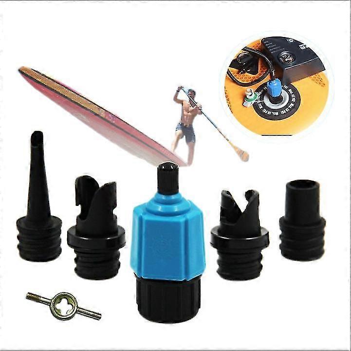 Sup Air Pump Adapter Inflatable Paddle Rubber Boat Kayak Air Valve ...