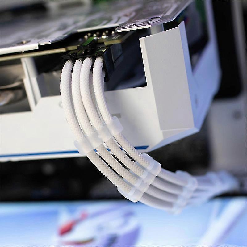 24pcs/set Pp Cable Comb Reusable 6/8/24pin Computer Power Cable Clamp ...