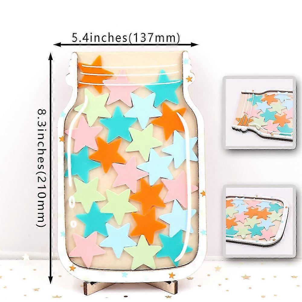 Stars Incentive Reward Jar, Diy Stars Reward Jar For Students, Class ...