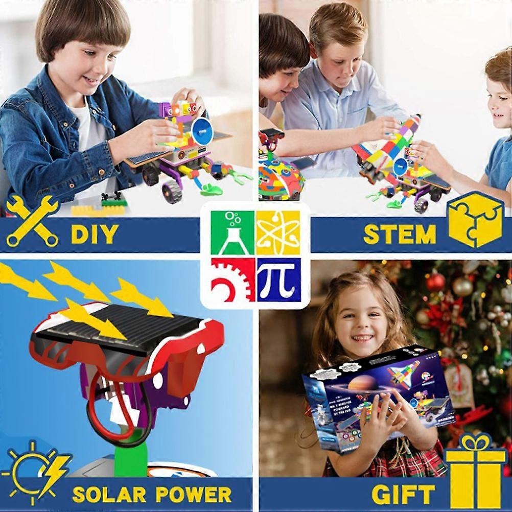 3 in 1 Solar Robot Toy Educational Building Toys DIY Science Toy Kit ...
