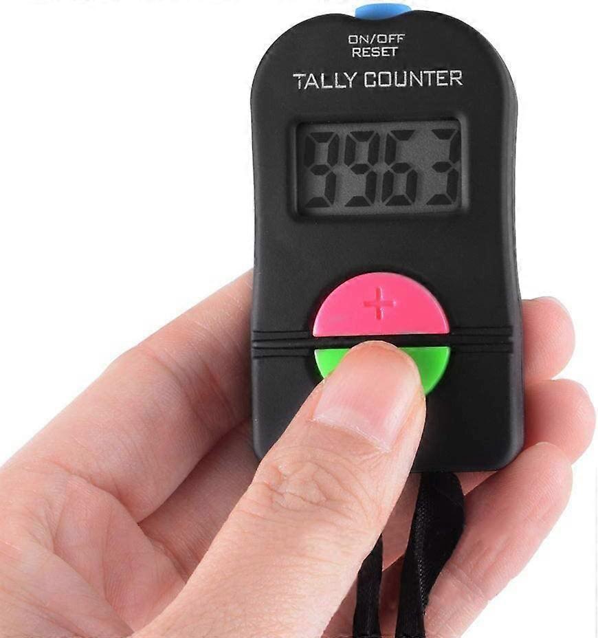 Pack of 2 Pieces, Digital Hand Tally Counter Small Golf Sports Counter ...