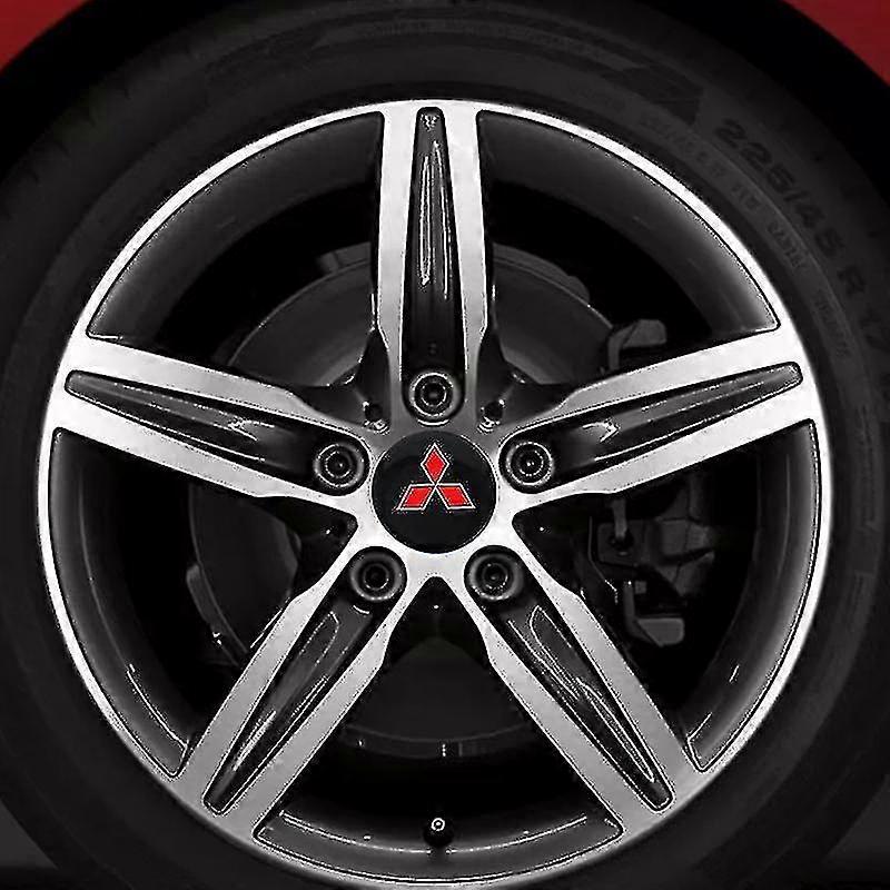 Good quality 4pcs 60mm Car Wheel Hub Stickers Rim Center Cap Emblem ...