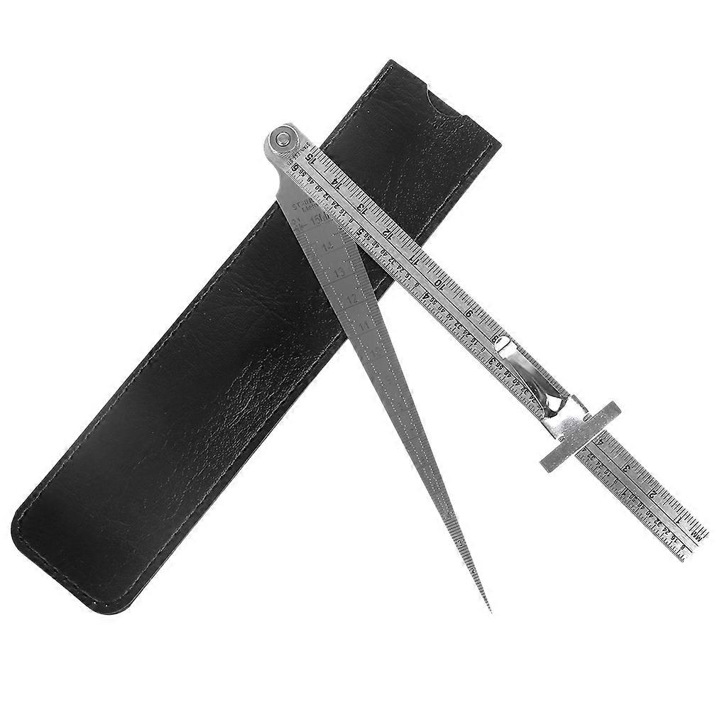 Stainless Steel Welding Taper Gage Feeler Gauge Hole Inspection Test ...