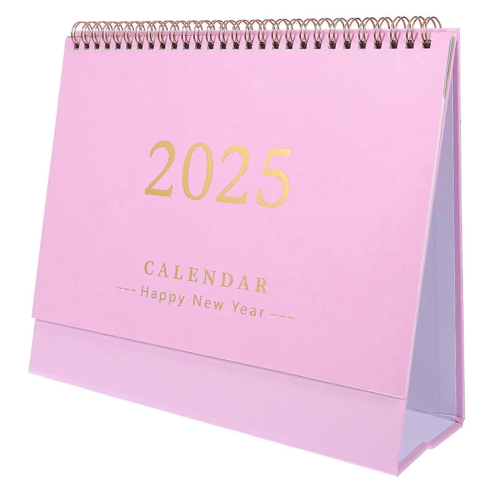Desk Calendars Jul. 2024 - Dec. 2025 Flip Calendar Desktop Standing ...