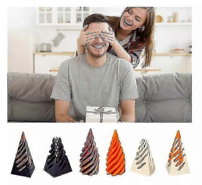 Impossible Pyramid Passthrough Sculpture,3D Pyramid Passthrough ...