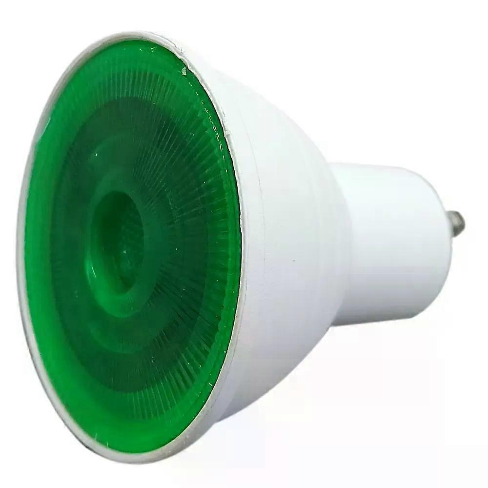 GU10 LED Light Bulb 220-240V 5W Green Red Yellow Amber Color Mood Light ...