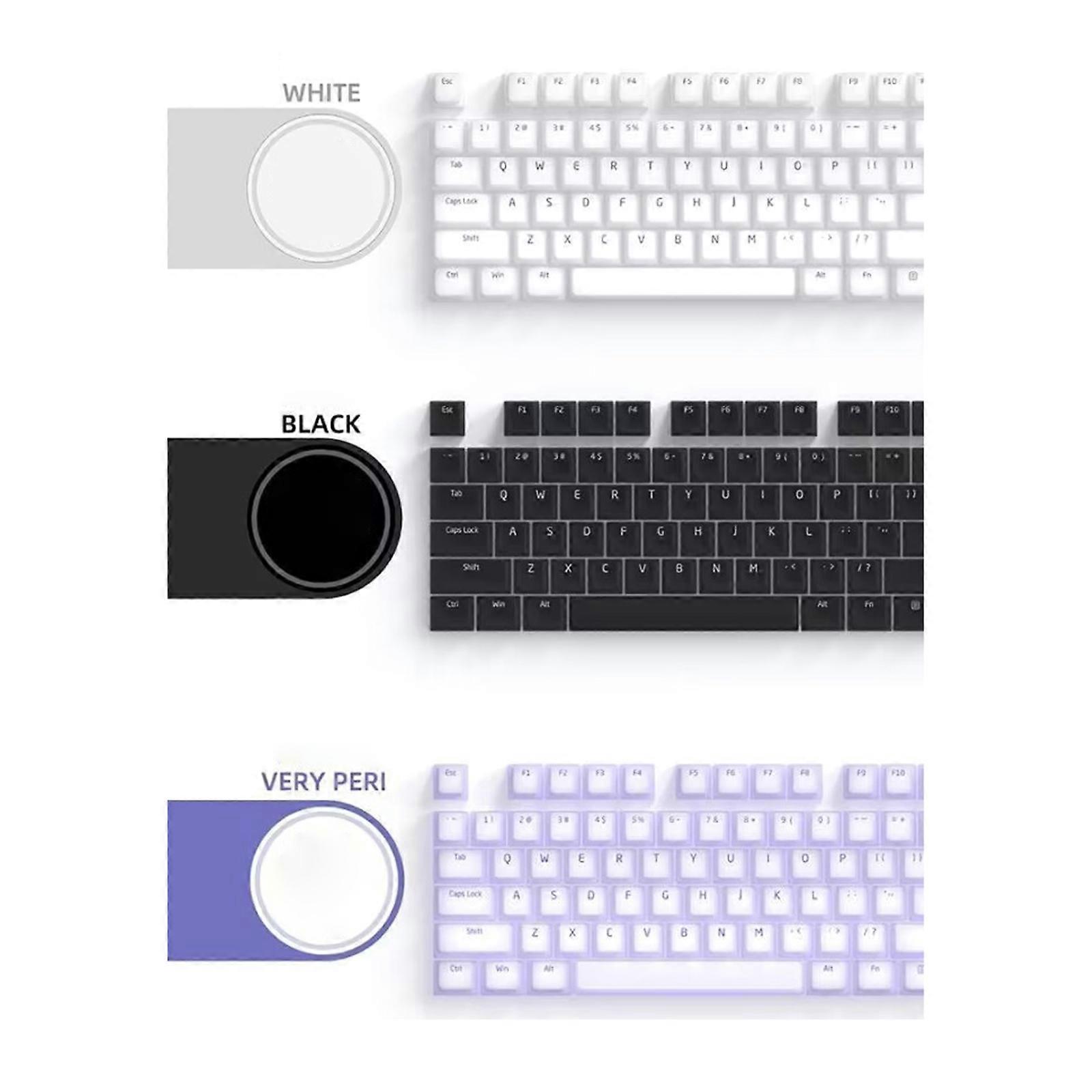 Quiet Typing Jelly Keycaps, Soft Silicone Jelly Lovely Keycap Set ...