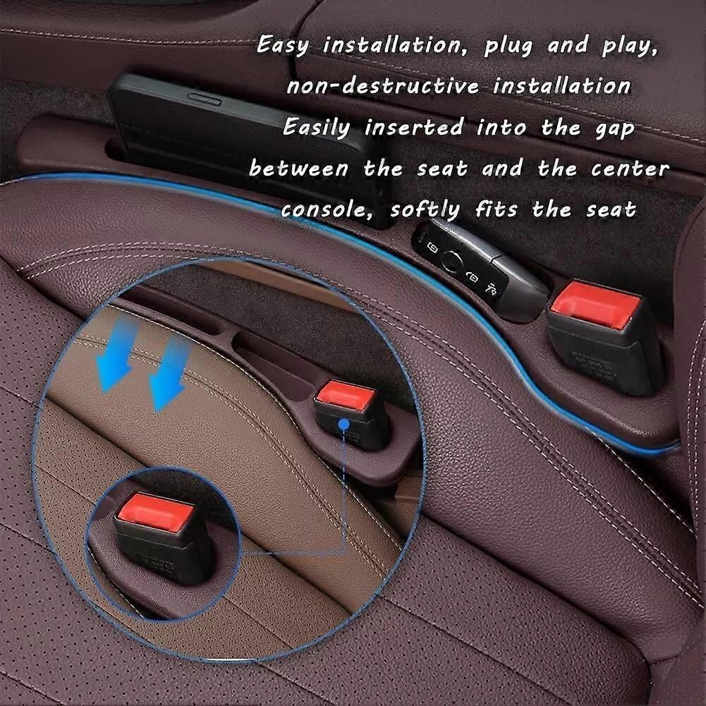 Car Seat Gap Filler 2 Pack,No drop Seat Guard,Universal Fit PU Car Seat ...