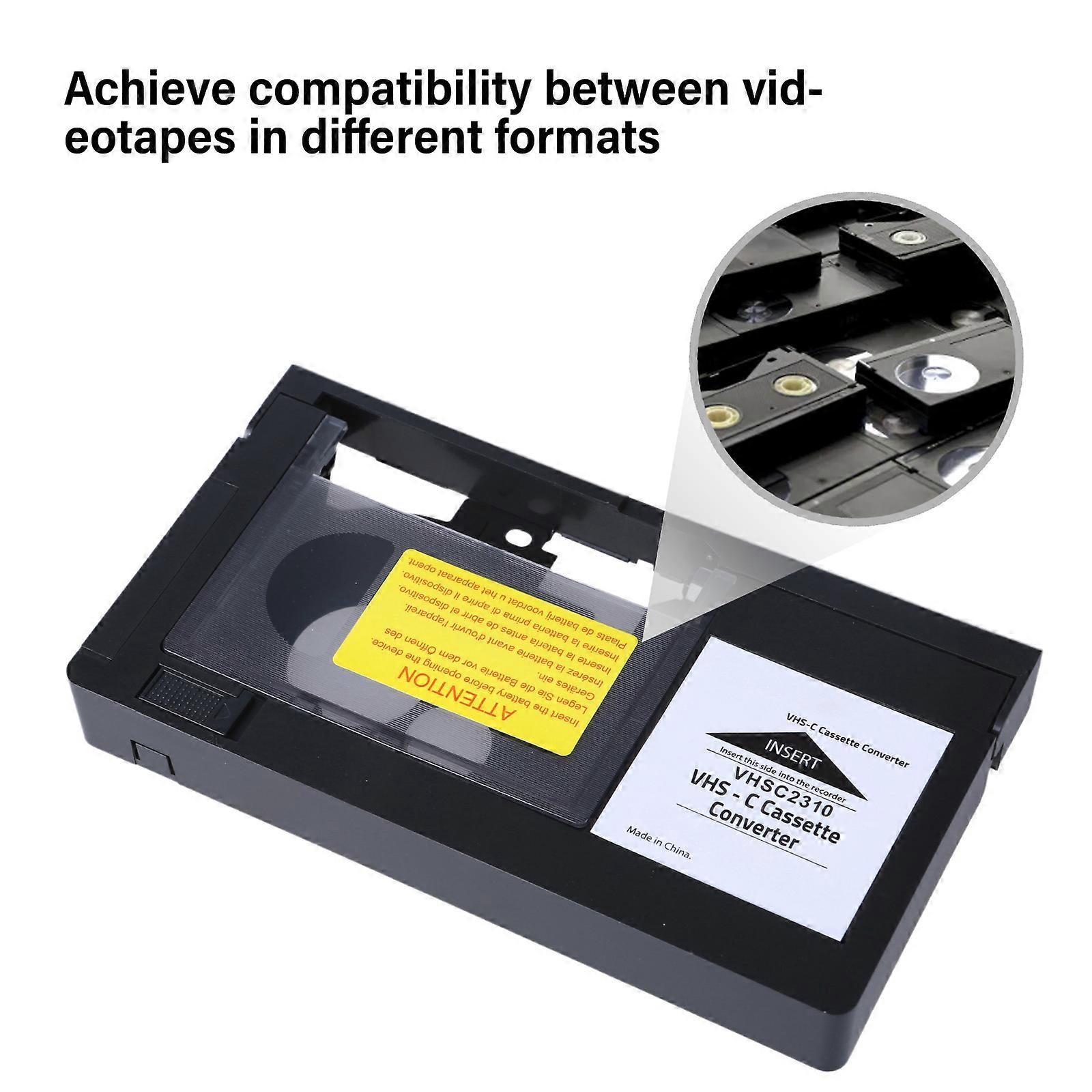 Easy to Use VHS C Video Tape Adapter, Convert Camcorder Recordings to ...