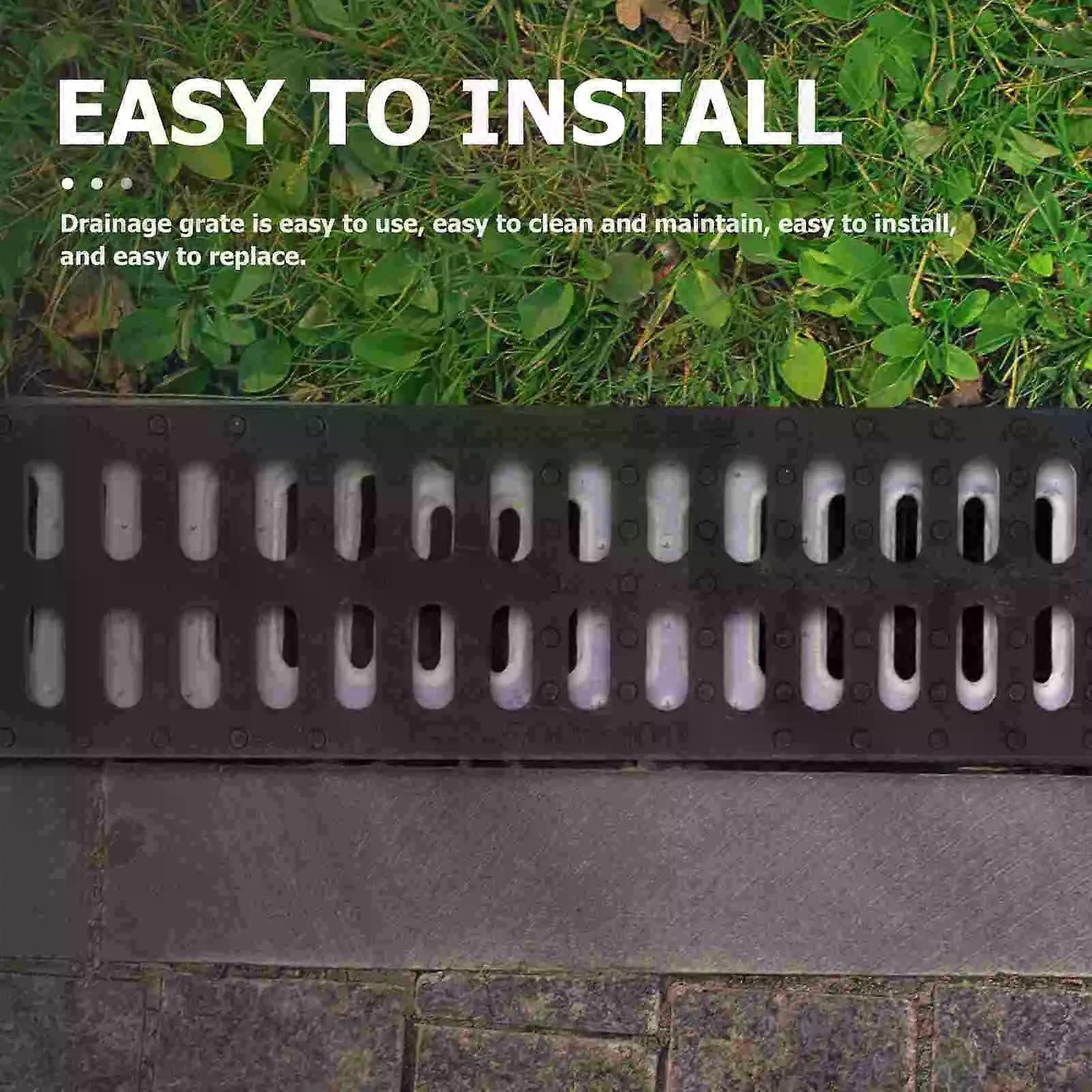 Sturdy Trench Grate Drainage Grate Outdoor Trench Cover Sewer Cover ...