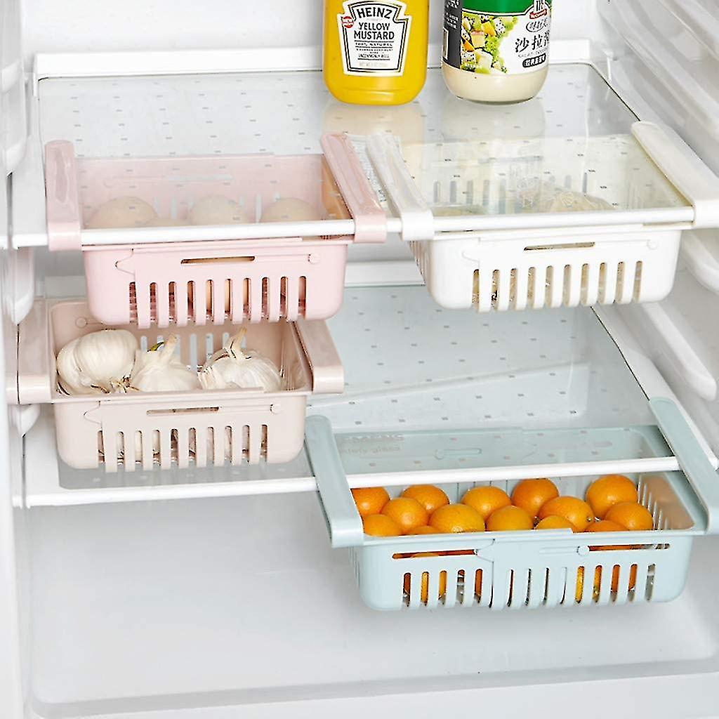 Fridge Drawers, Adjustable Storage Rack Fridge, Storage Boxes Fridge ...