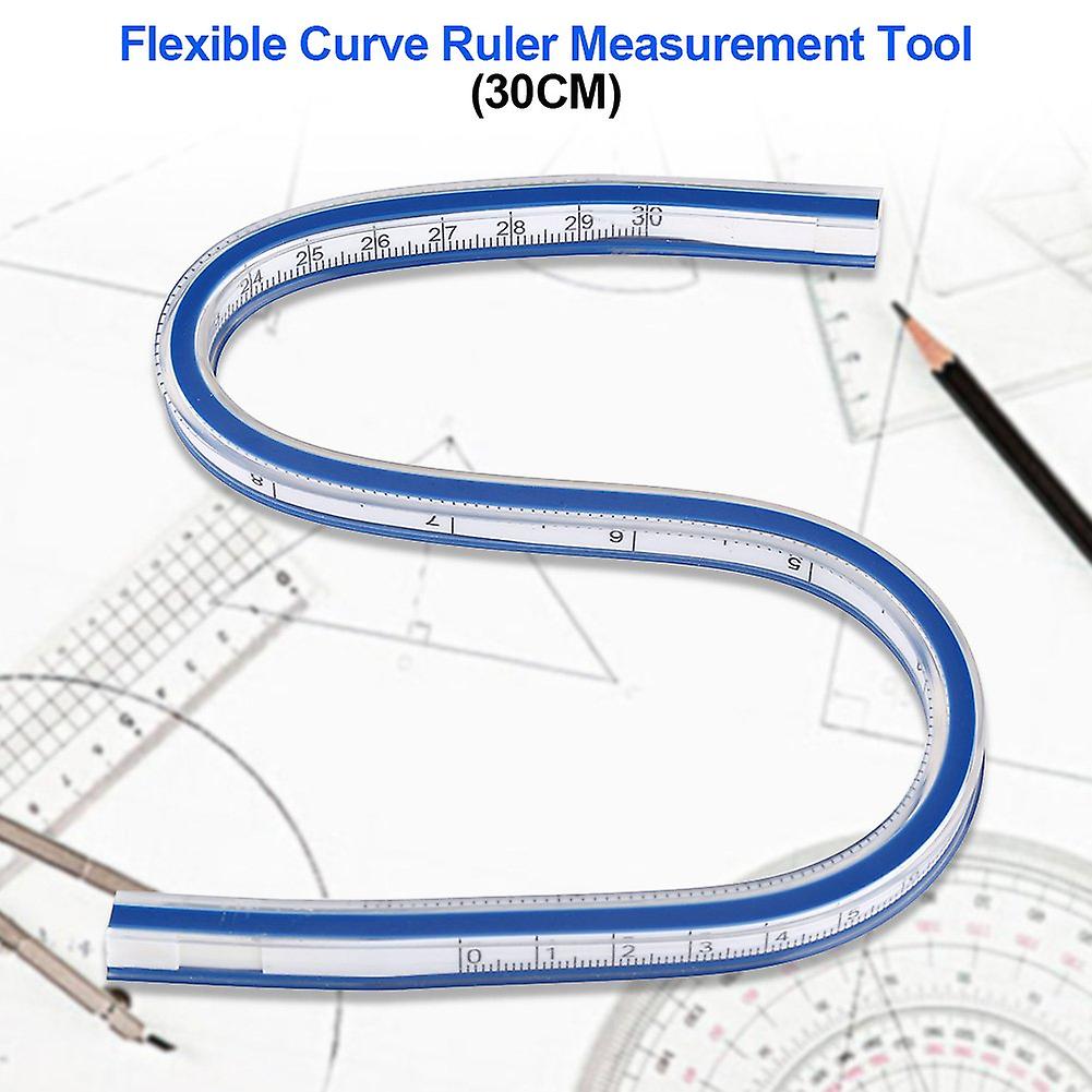Flexible Curve Ruler,30cm Flexible Ruler,plastic Measure Woodworking ...