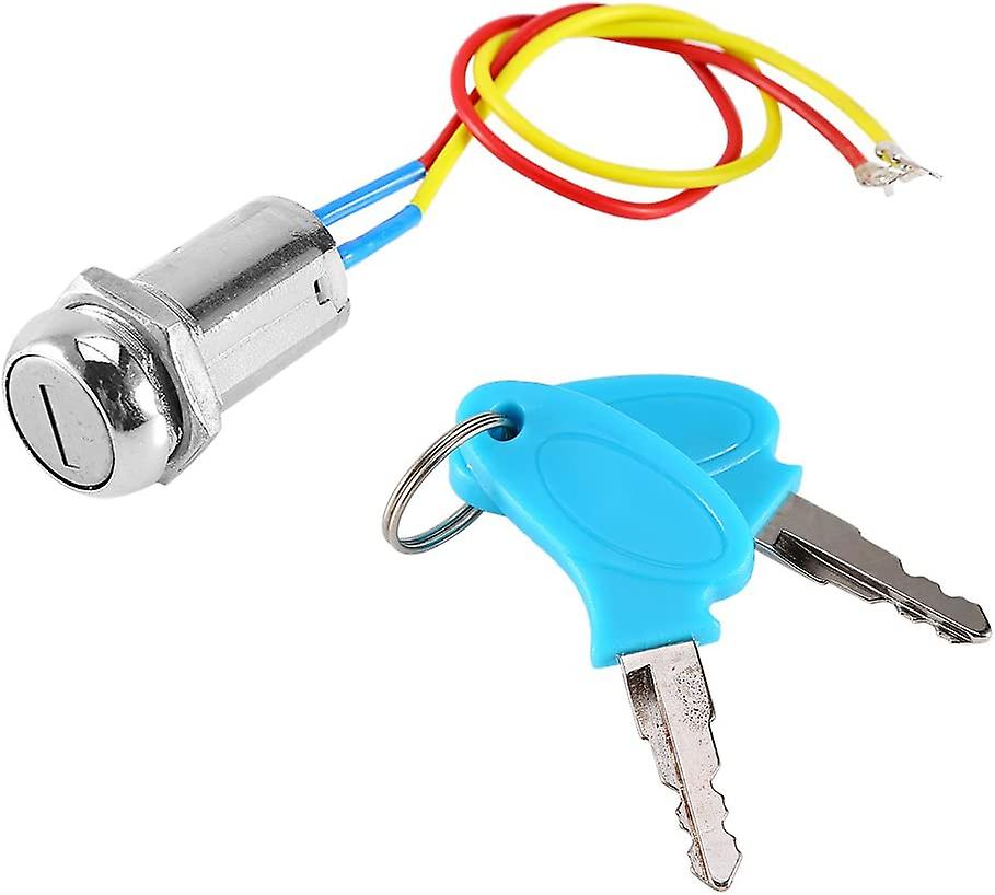 Universal 2 Wire Ignition Switch, Ignition Lock Switch With Key ...