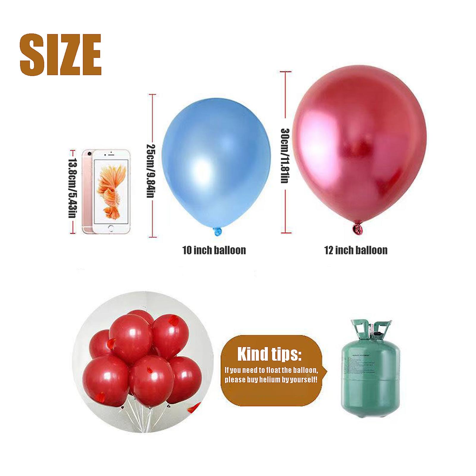 Balloons 10 inch, 50 Pack Multicolor Latex Balloons for Graduation Baby ...