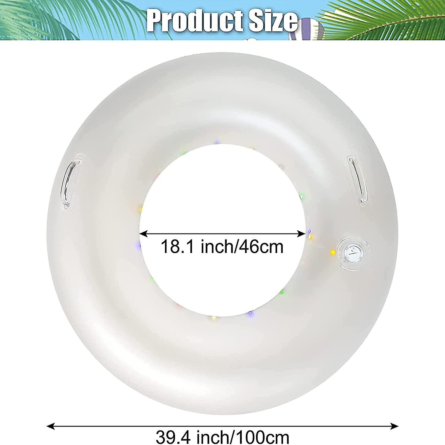 Inflatable Led Pool Float For Adult And Kid, Inflatable Pool Float Tube ...