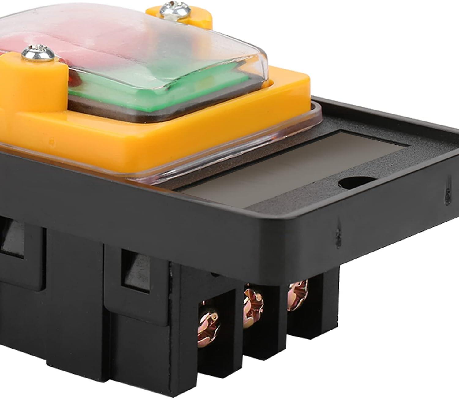 AC 220V/380V 10A Push Button Switch, Waterproof Self-Locking On/Off ...