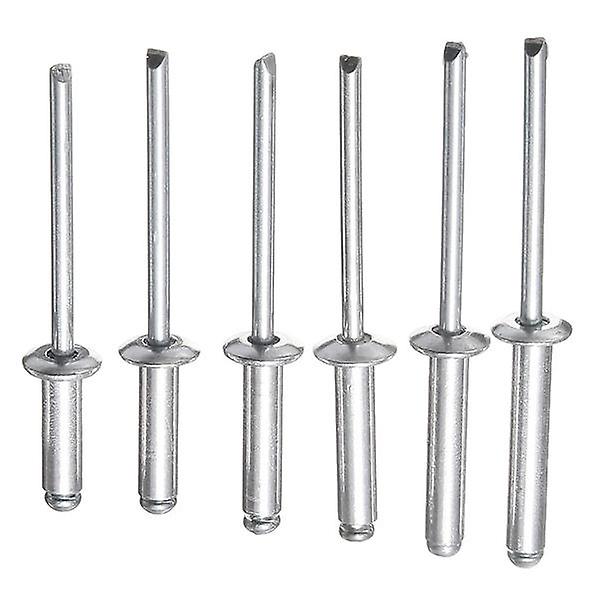 M4 aluminium open end blind rivets dome head with break pull mandrel ...