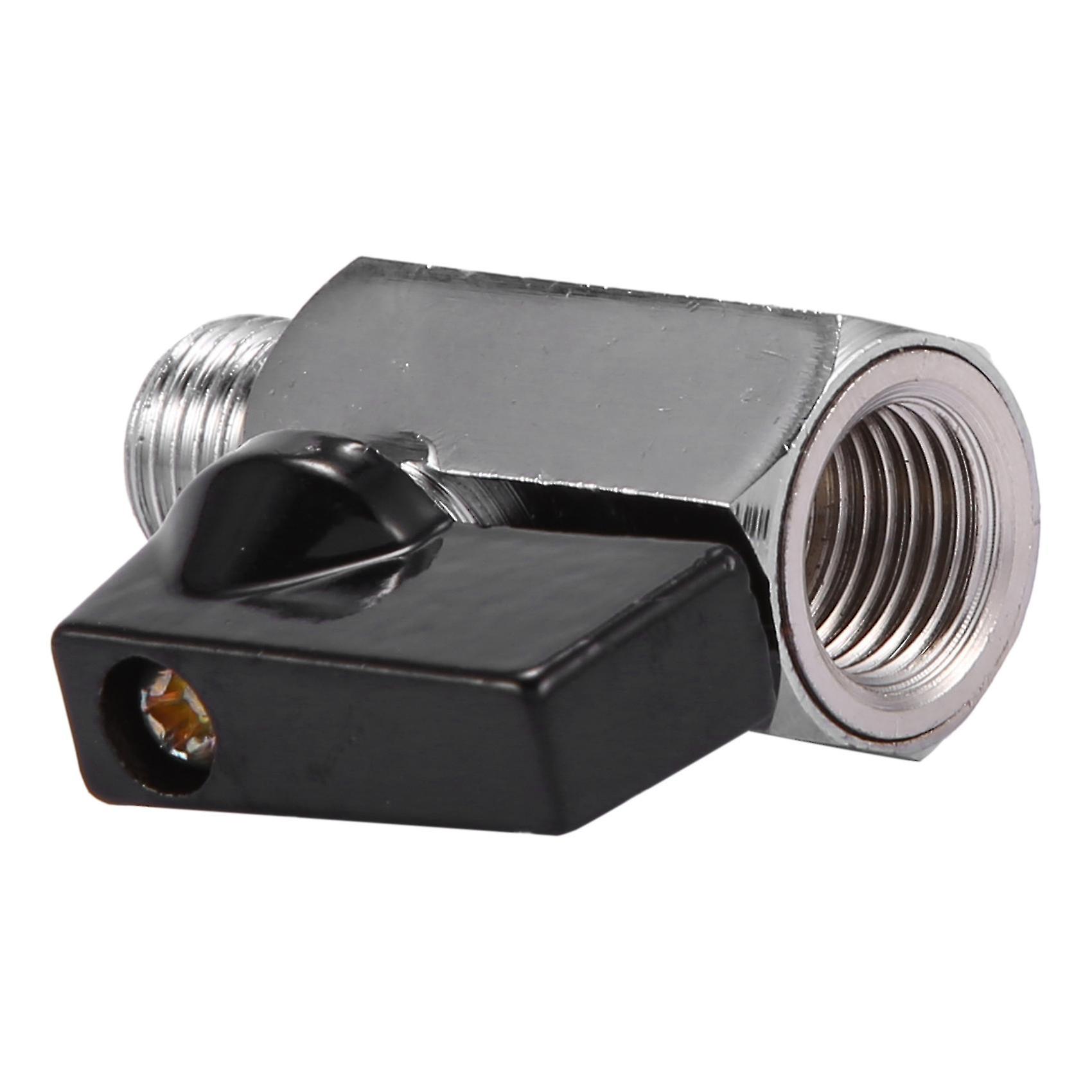 Chrome Brass 1/4inch Bsp Ball Valve Threads Tap Male To Female Air ...