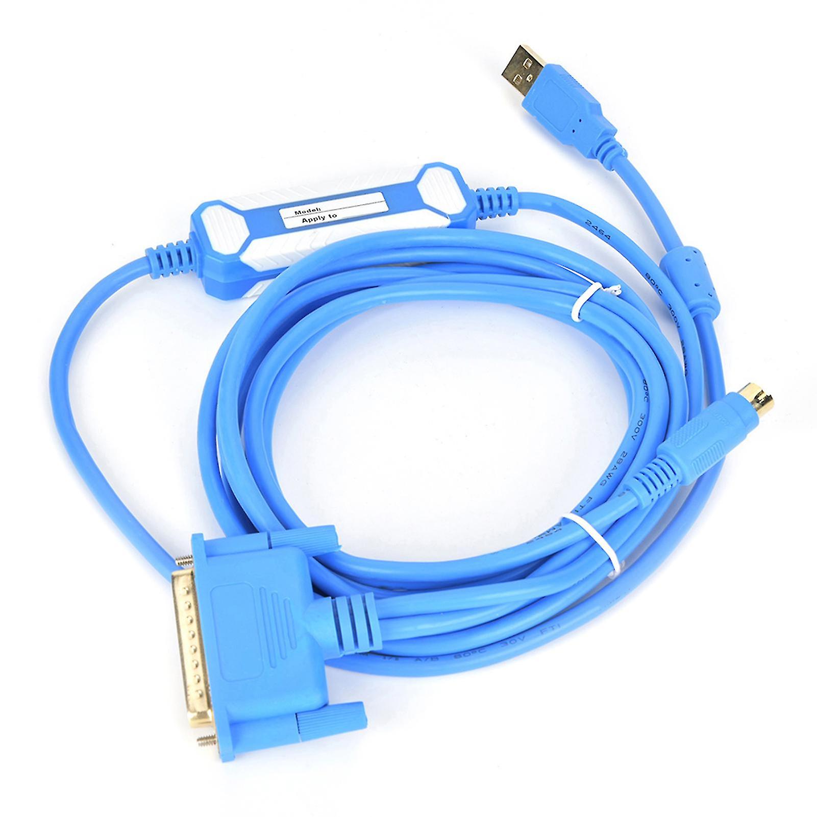 Mitsubishi PLC Programming Cable USB-SC09, 3 Meters | Fruugo UK