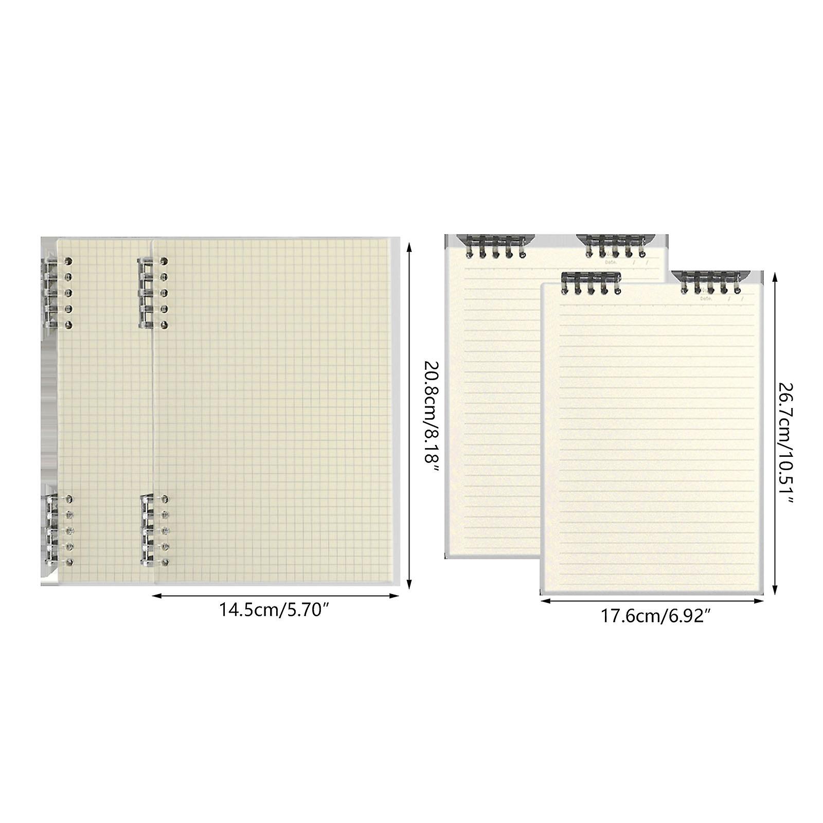 A5/B5 Notepad Loose-leaf Notebook Waterproof Notepad Memo Book Lined ...