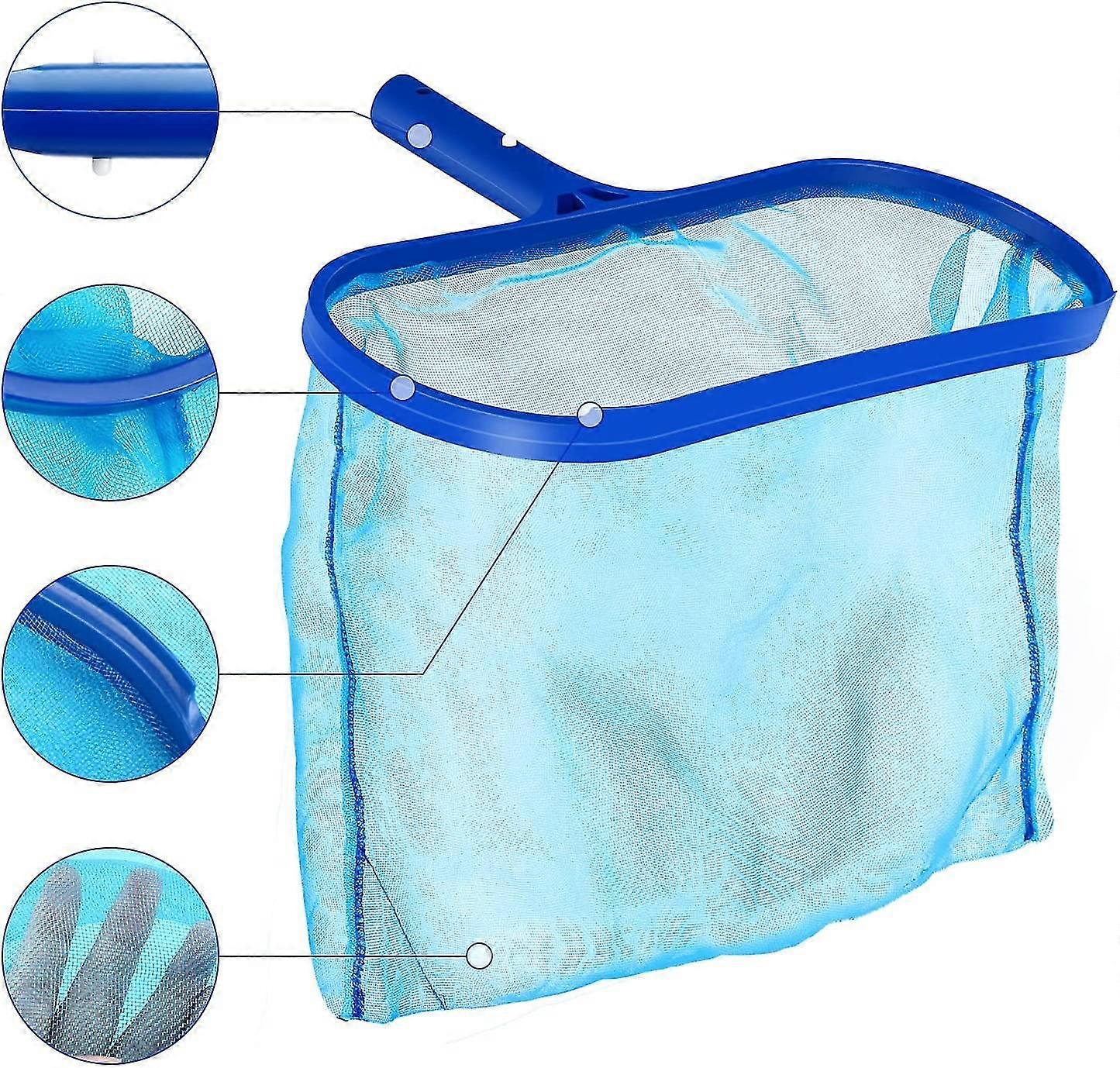 Professional Pool Skimmer - Fine Mesh Net - Suitable For Spas, Swimming ...