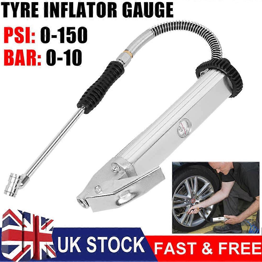 Professional Garage Air Line Tyre Inflator Inflater Pump & Pressure ...