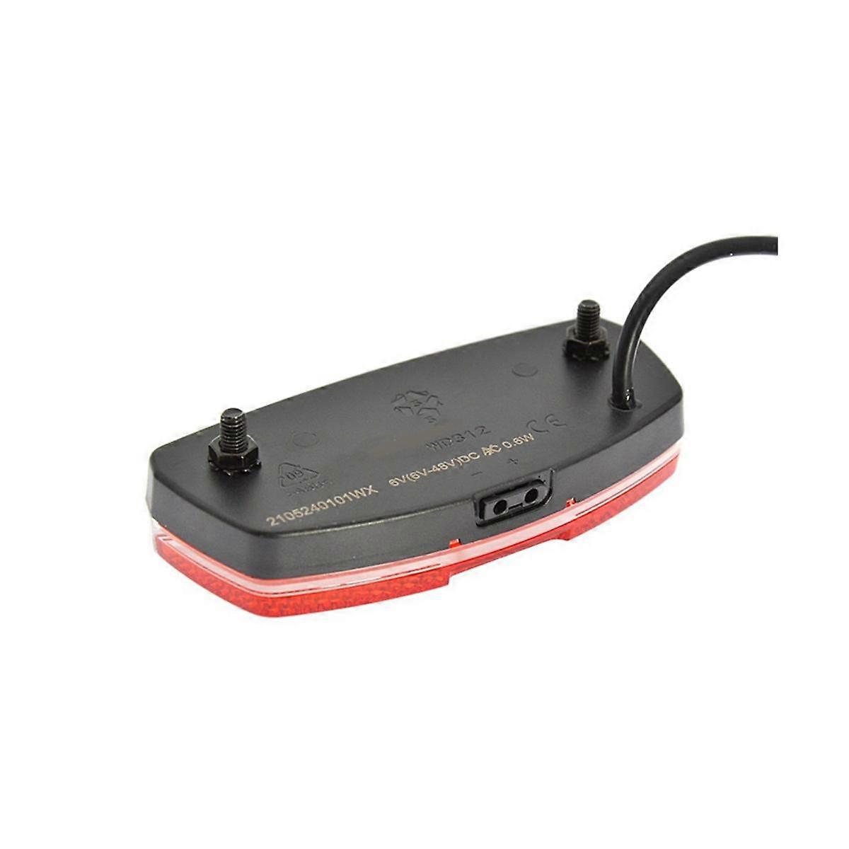 Ebike Tail Light Electric Bike Tail Light Input 6V-48V LED Light with ...