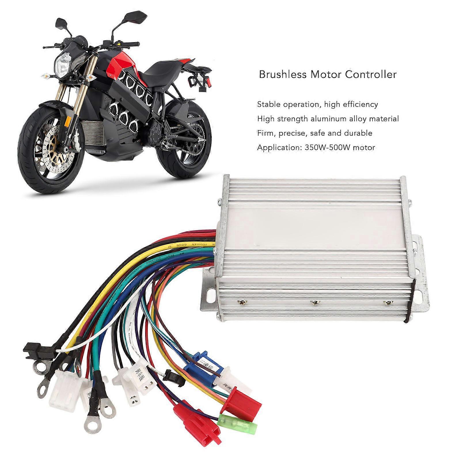 Brushless Motor Controller 25A 9 Tubes 48V to 64V 450W Dual Mode ...