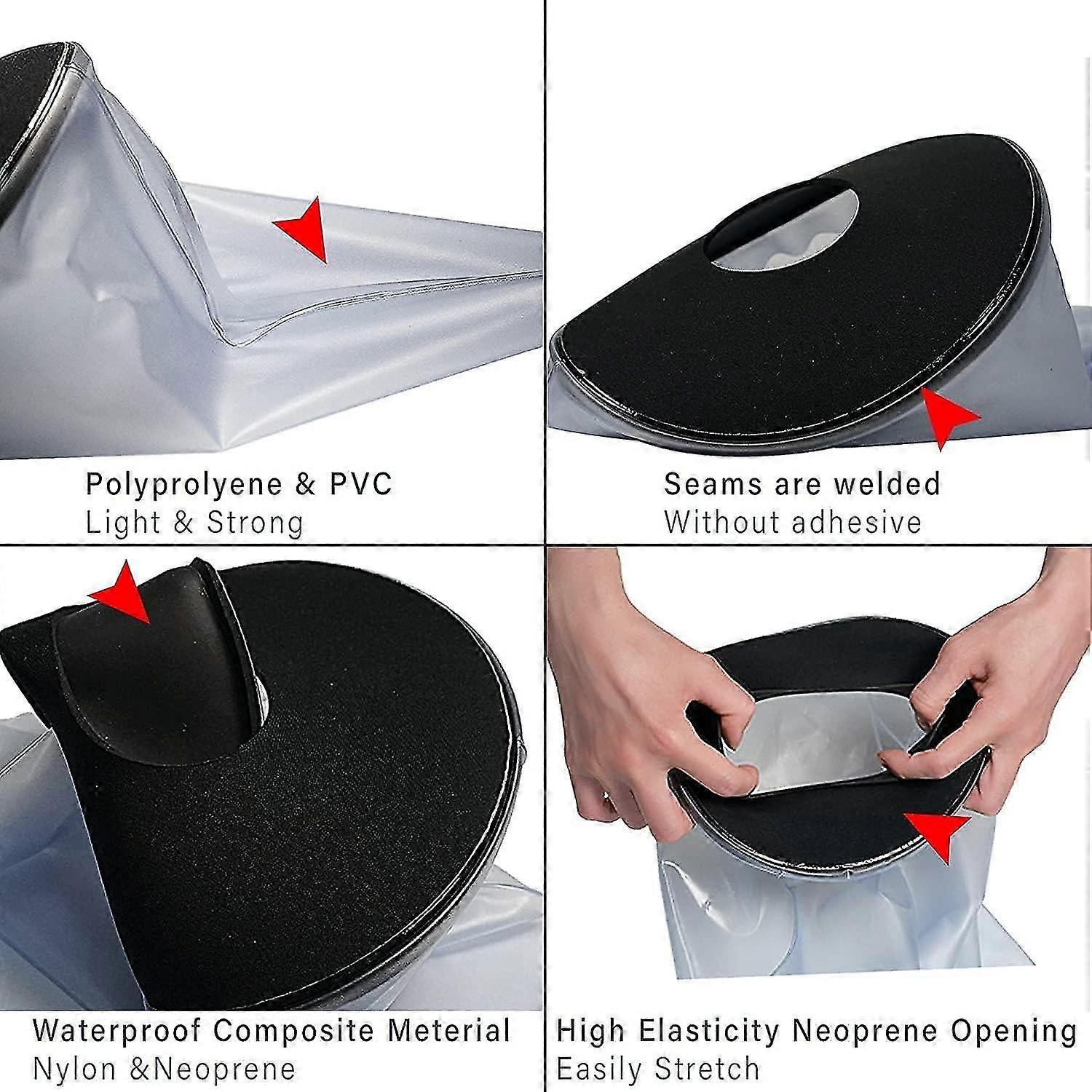 Waterproof Cast and Bandage Protector, for Shower Bath, Watertight ...