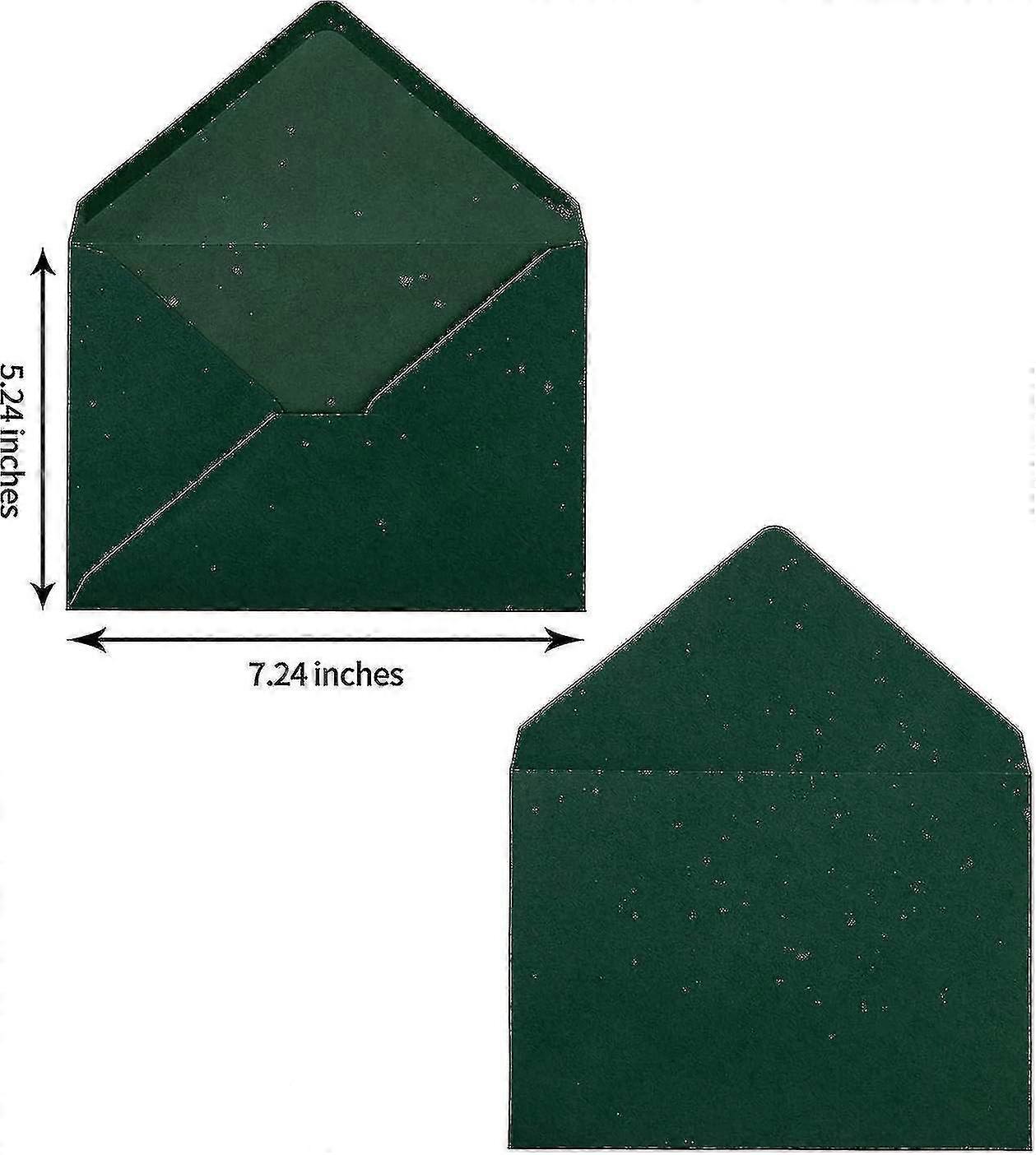 100 Pieces A7 Self-seal Envelopes Colorful 5x7 Envelopes For Greeting ...