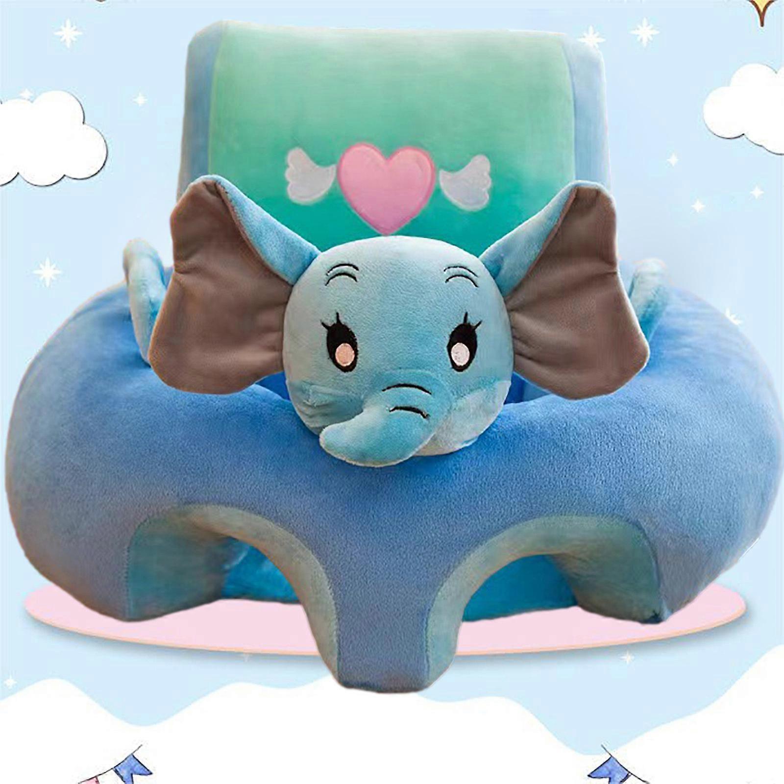 Baby Soffa Support Stol Mjuk Plysch Tecknad film Djur Barnstol Lära sig ...