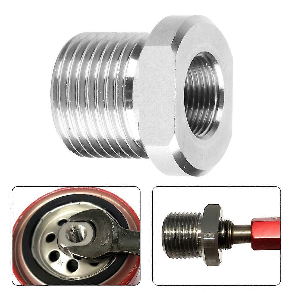 Oil Filter Threaded Adapter Connector 1/2?28 to 3/4?16 Auto Engine ...