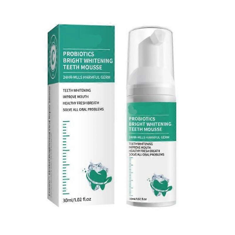 1/2/3Pcs Probiotics Bright Whitening Teeth Mousse Oral Repair Mousse ...