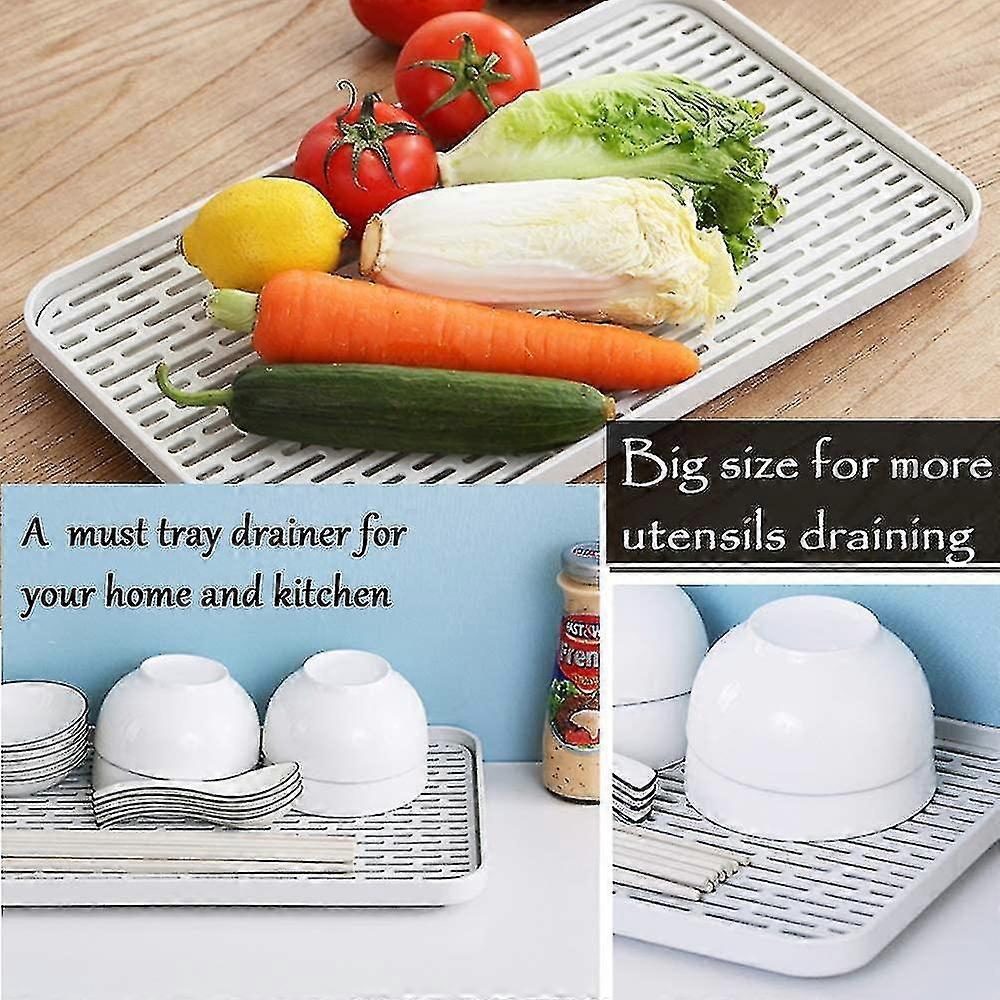 Draining Mat Draining Rack With Drip Tray - Large Draining Board 39 X ...