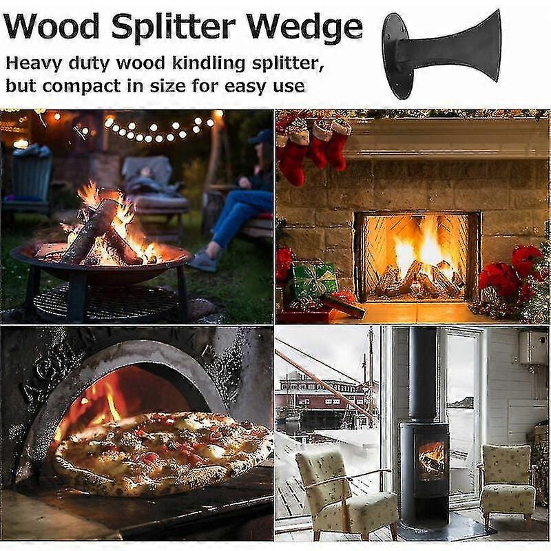 Electric Log Splitter Wood Splitter Wedge - Heavy Duty Small Firewood ...
