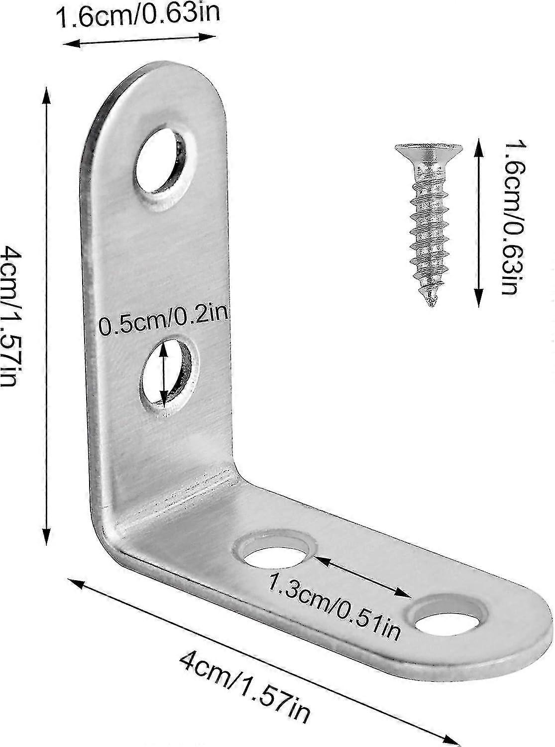 Right Angle Bracket Stainless Steel 90 Degree Corner Bracket L-shape ...