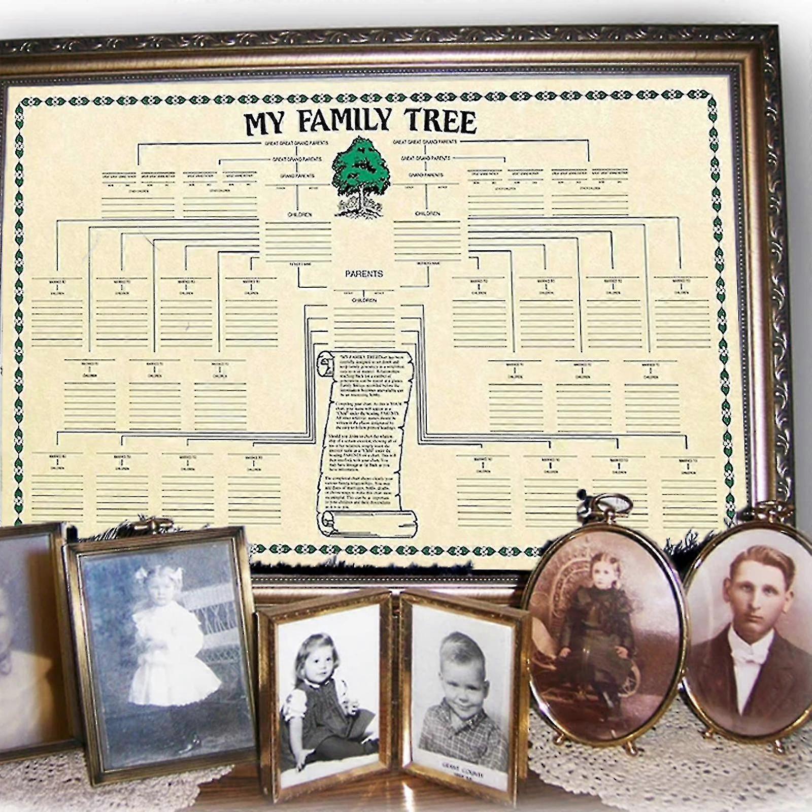 Family Tree Chart Genealogy,blank Family Tree Chart Beiges Practical ...