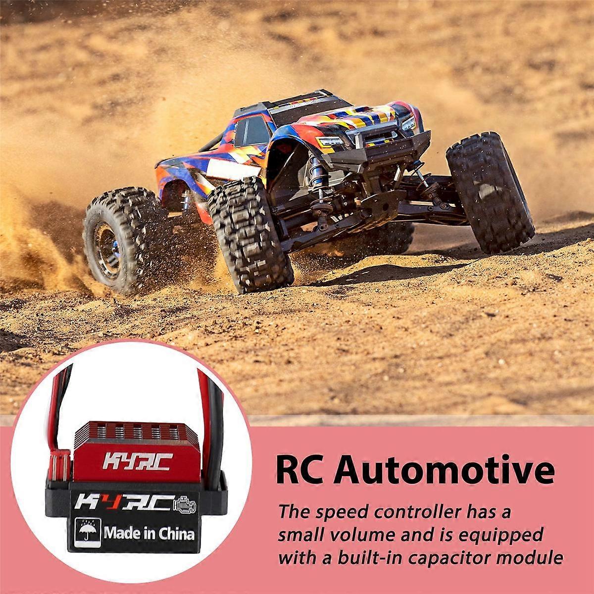 60A ESC RC Car ESC Brushed Electric Speed Controller 6V/2A BEC ...