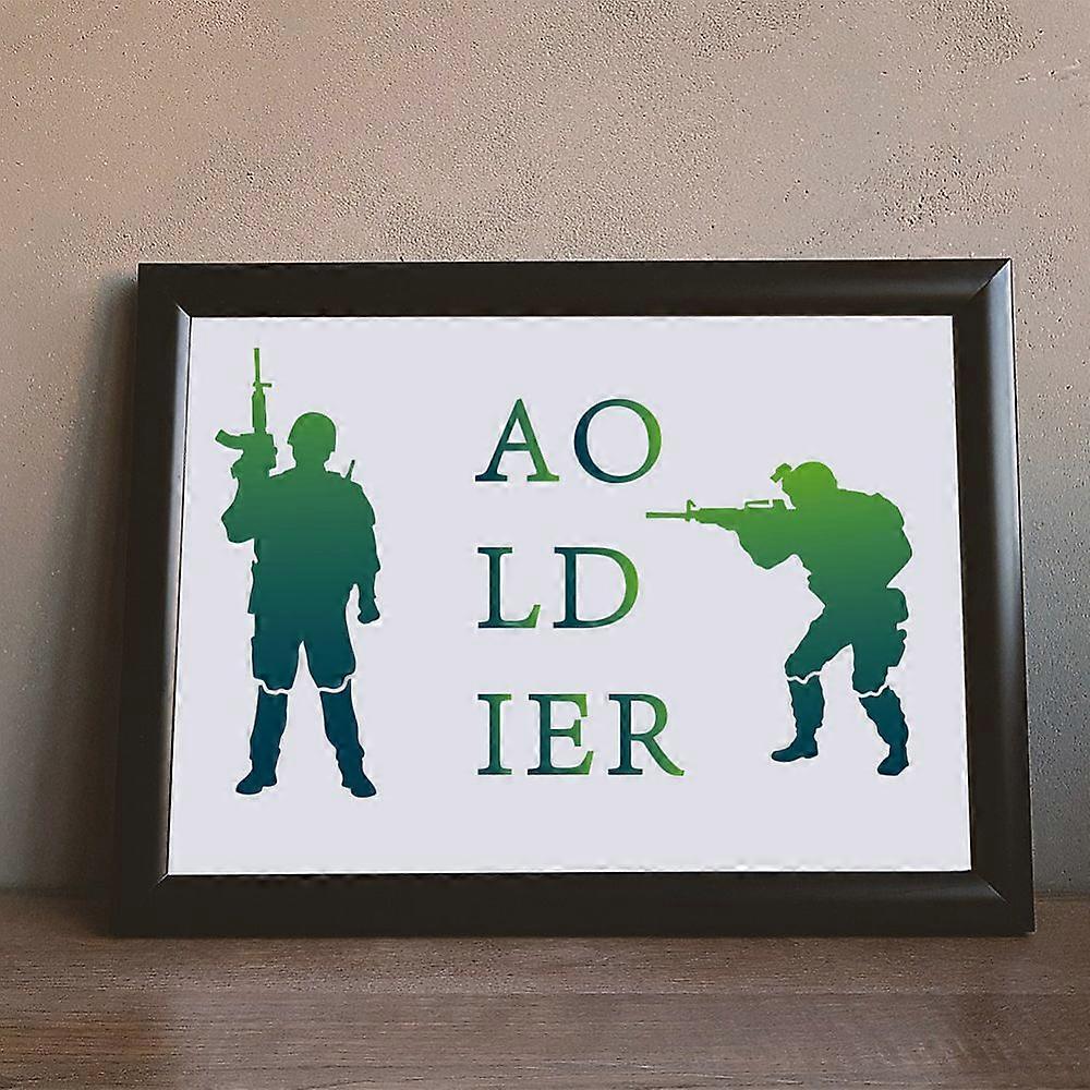 8 Styles Army Soldier Stencils 11.811.8inch Infantry Painting Stencil ...