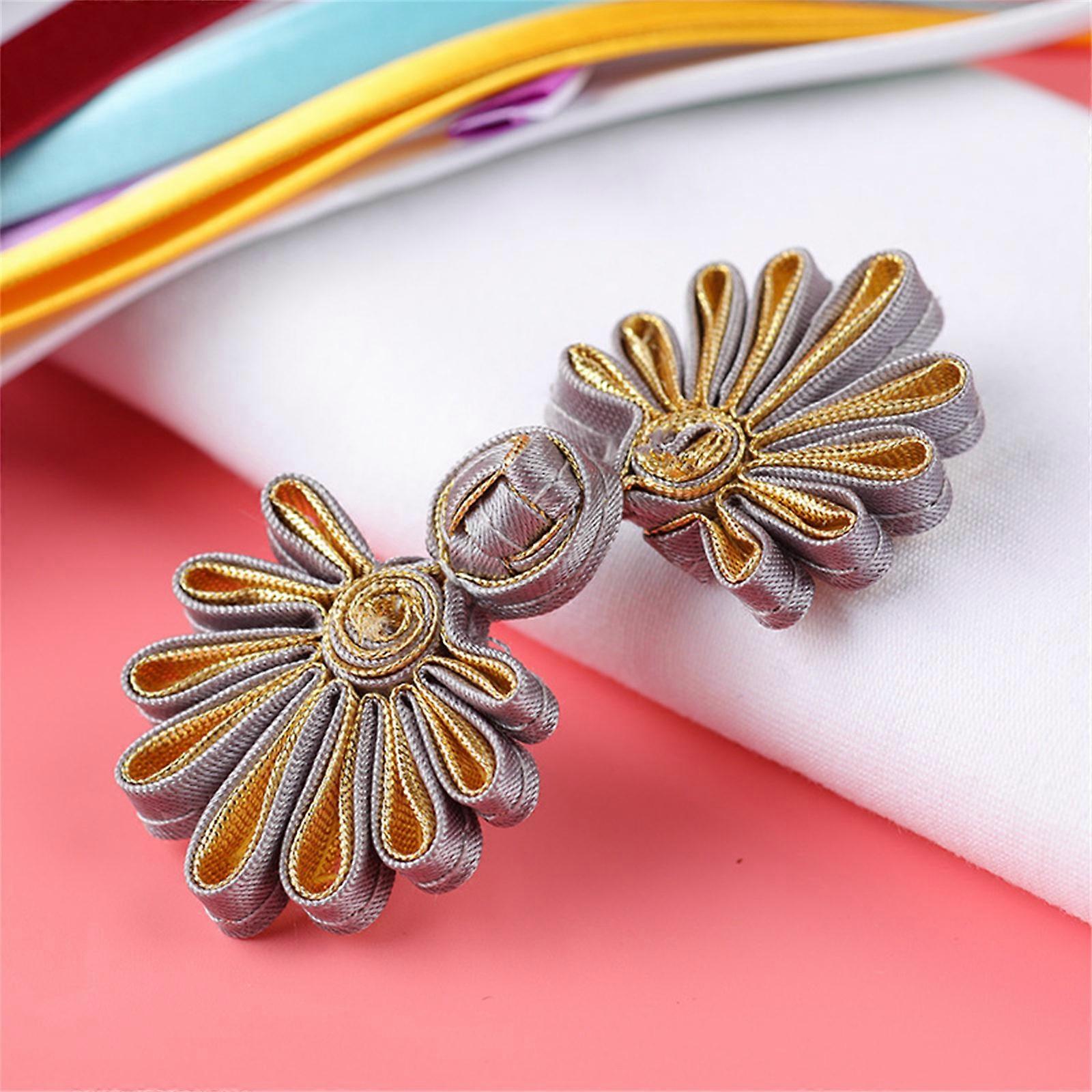 5 Pairs/Pack Cheongsam Buttons Chinese Closure Buttons Chinese Knots ...