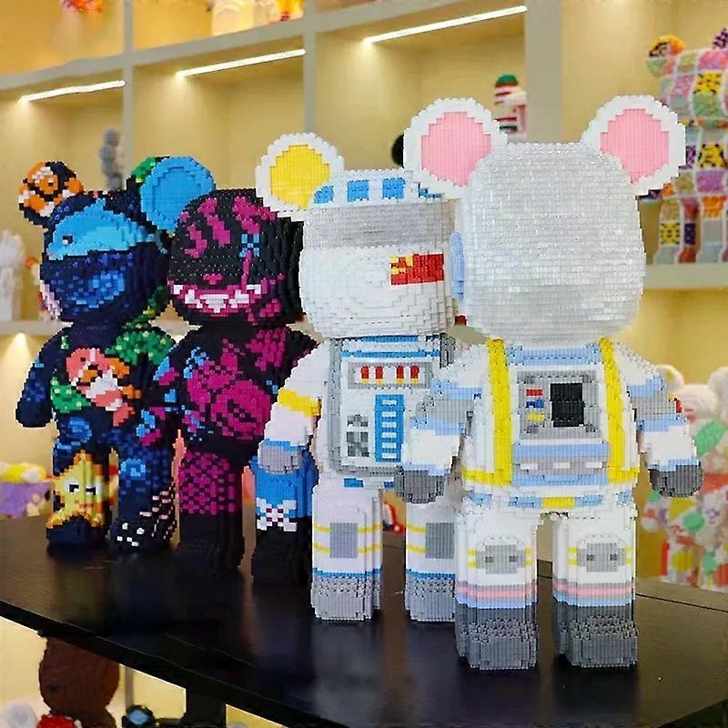 Giant Fluid Violence Bear Cartoon Love Violent Bear Bearbrick Colour ...