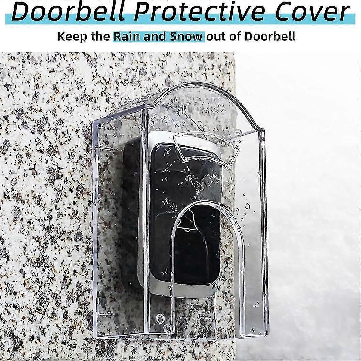 Waterproof Doorbell Push Button Cover for Outside,Doorbell Rain Cover ...