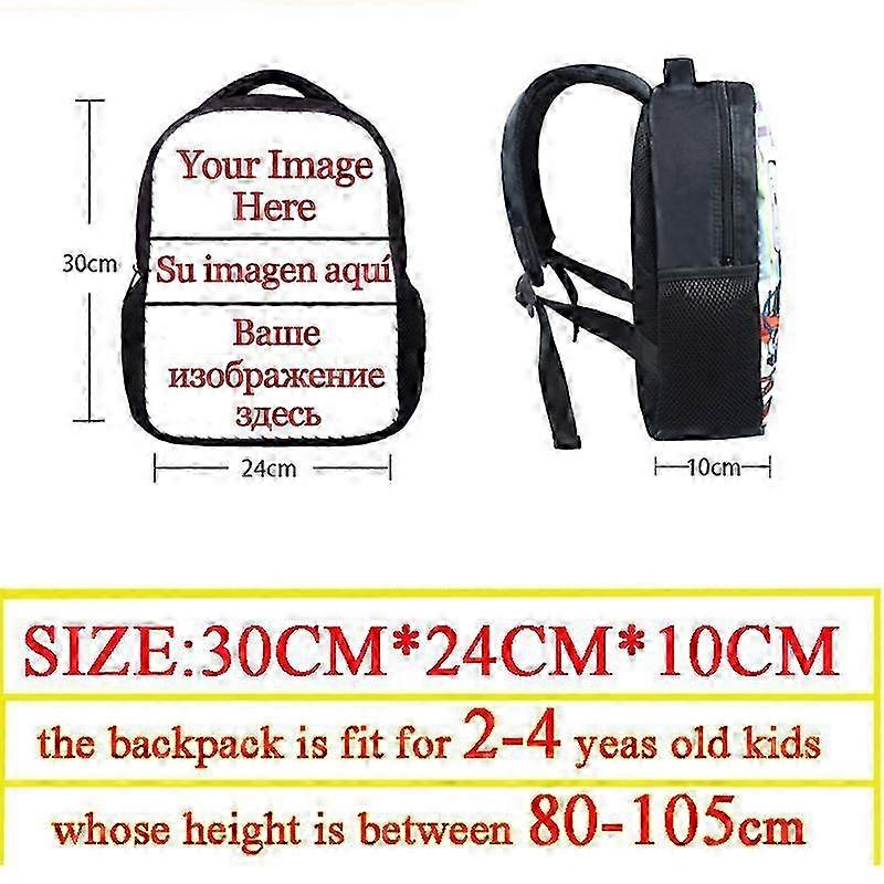 12-Inch School Backpack for Boys and Girls Suitable for Kindergarten ...