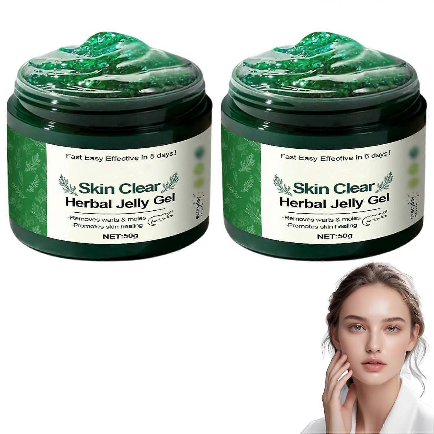 Skin Clear Herbal Jelly Gel, Effectively Improve Skin Texture and ...