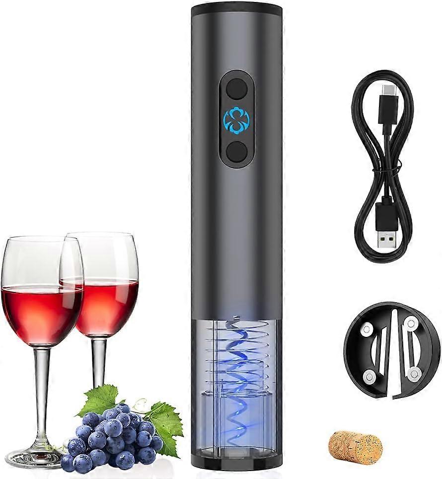 Electric Corkscrew, USB Rechargeable Bottle Opener Automatic Corkscrew Gift Box (AAA) | Fruugo UK