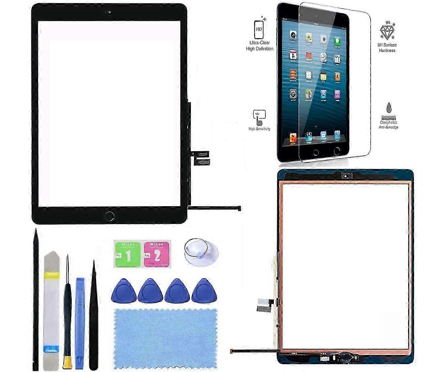 for iPad 8 (8th Gen ) Screen Replacement Touch Digitizer Glass 10.2 ...