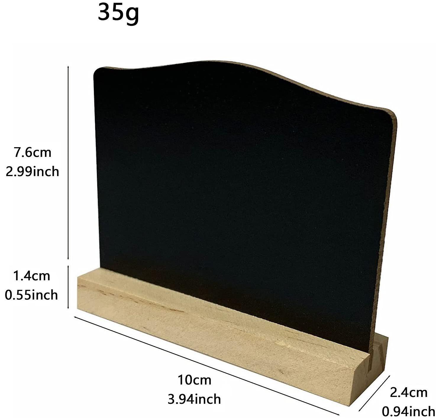 8 Pcs Mini Chalkboard Signs, Mini Chalkboards With Wooden Base ...