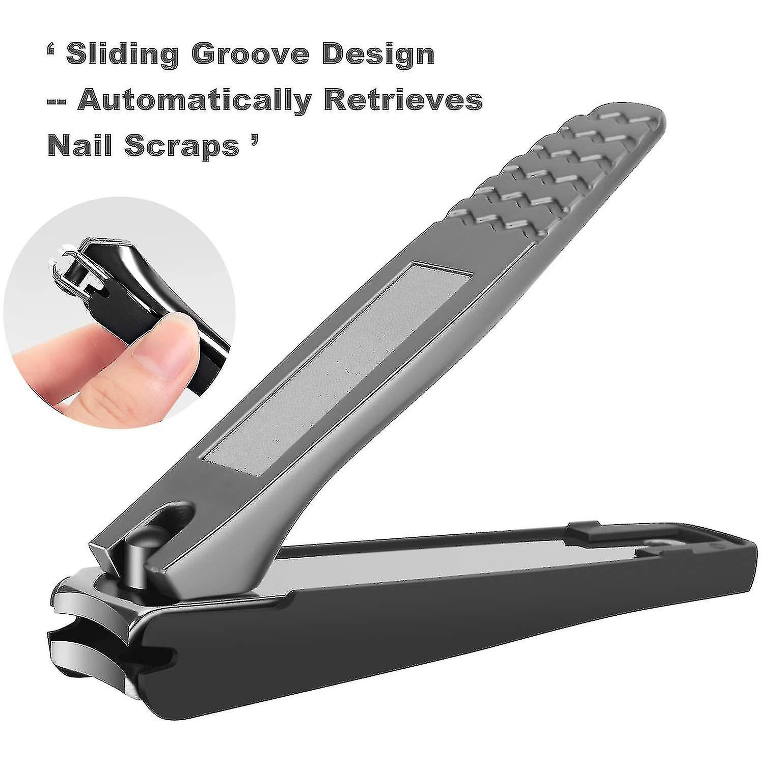 Large Nail Clippers Set, 3 Pcs Sharp Toenail And Fingernail Clippers ...