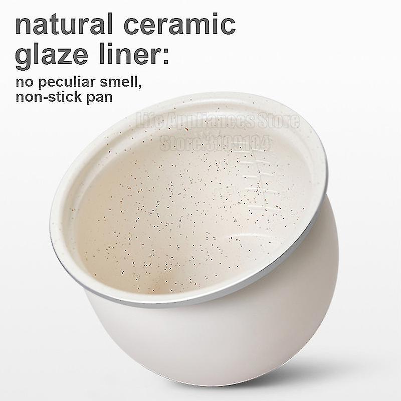 electric Rice Cooker 2l Ceramic Liner Household Rice Cooking Pot ...