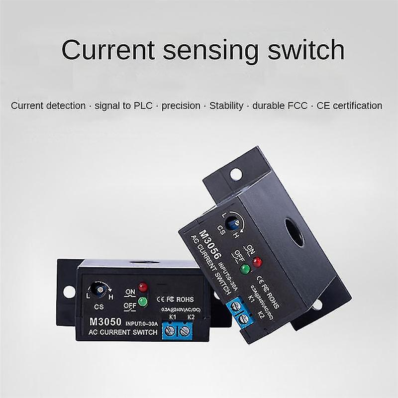 Current Sensing Switch Induction Relay Ac Linkage Device Signal Over Limit Closed Ac 0 2 30a